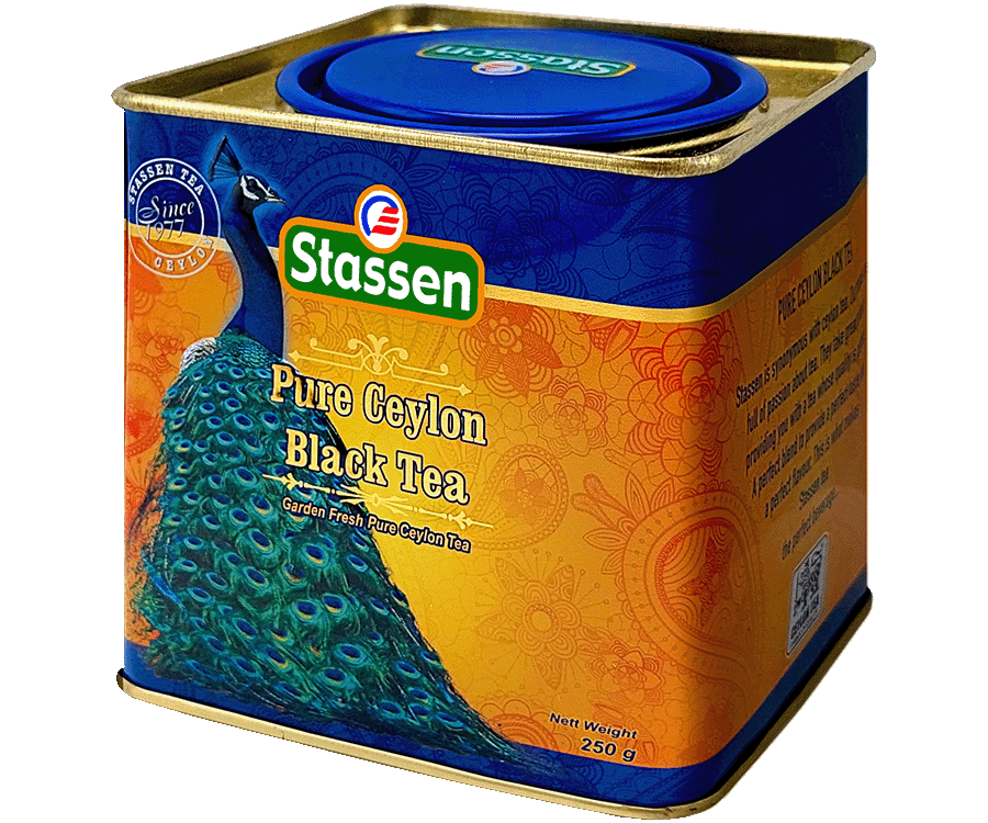 Stassen Peacock in a can - 250 g – Stassen Tea